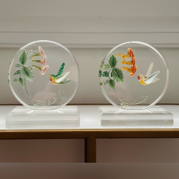 Art | Vintage Lucite Paperweights | Poshmark
